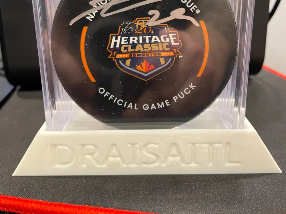 Hockey Puck Display Case Stand by CrookedPrints3D - MakerWorld