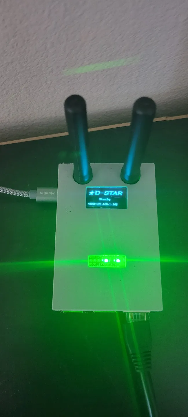 MMDVM_HS_Dual_Hat Raspberry w/OLED Pi 4 Case Remixed by DesertBlade ...