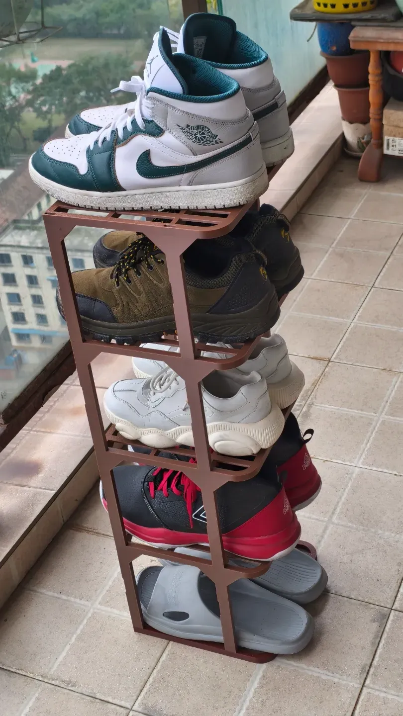 Modular Minimalist Shoe Rack by LiqStudio - MakerWorld