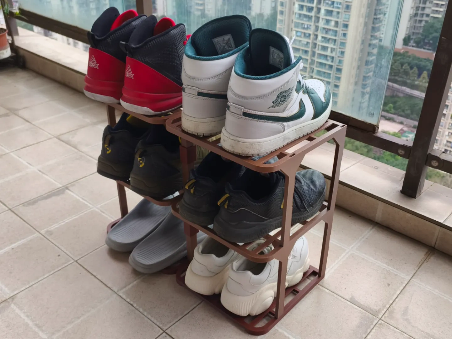 Modular Minimalist Shoe Rack by LiqStudio - MakerWorld