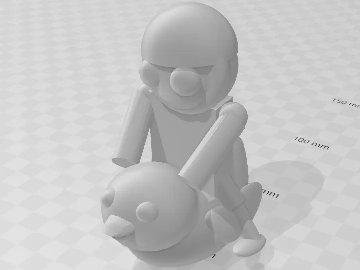 Man riding duck by Giulio Z - MakerWorld