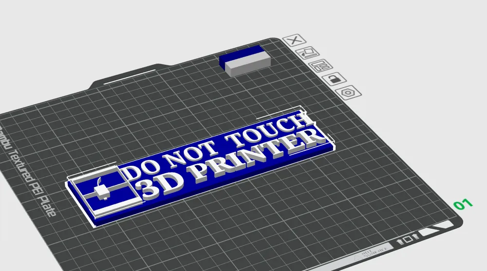 Dont touch the 3d Printer by paoloronco - MakerWorld
