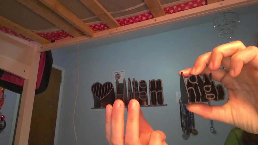 Sweeping 2-line name plate- customizable Remixed by The preppy lorax ...