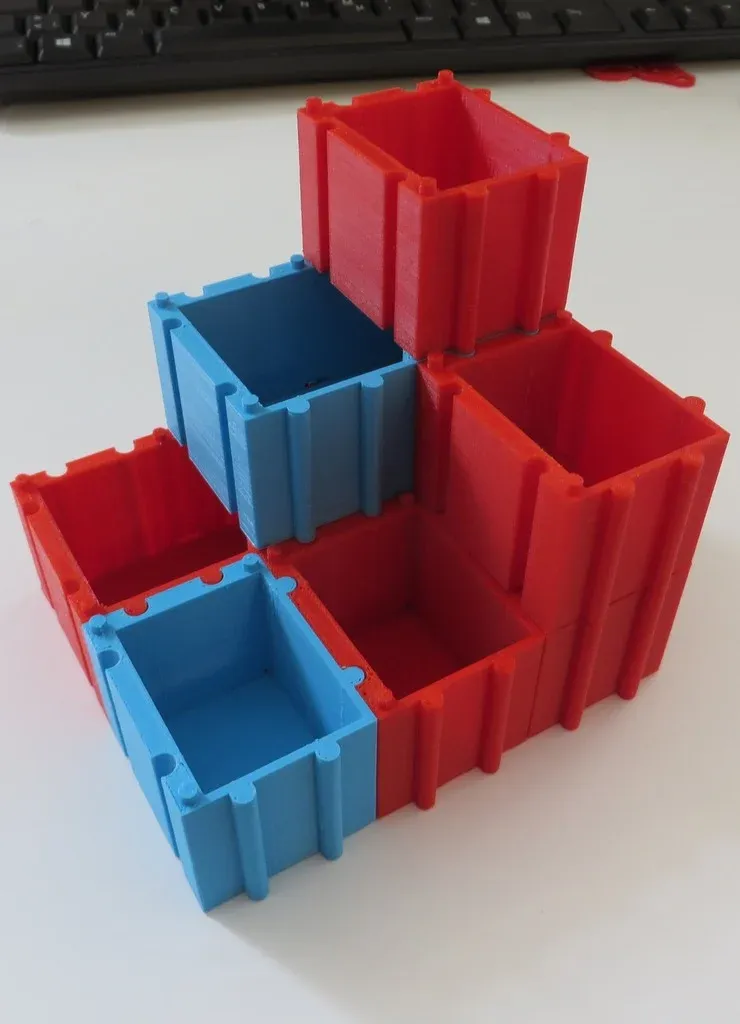 Modular Stacking Container by dogemod - MakerWorld