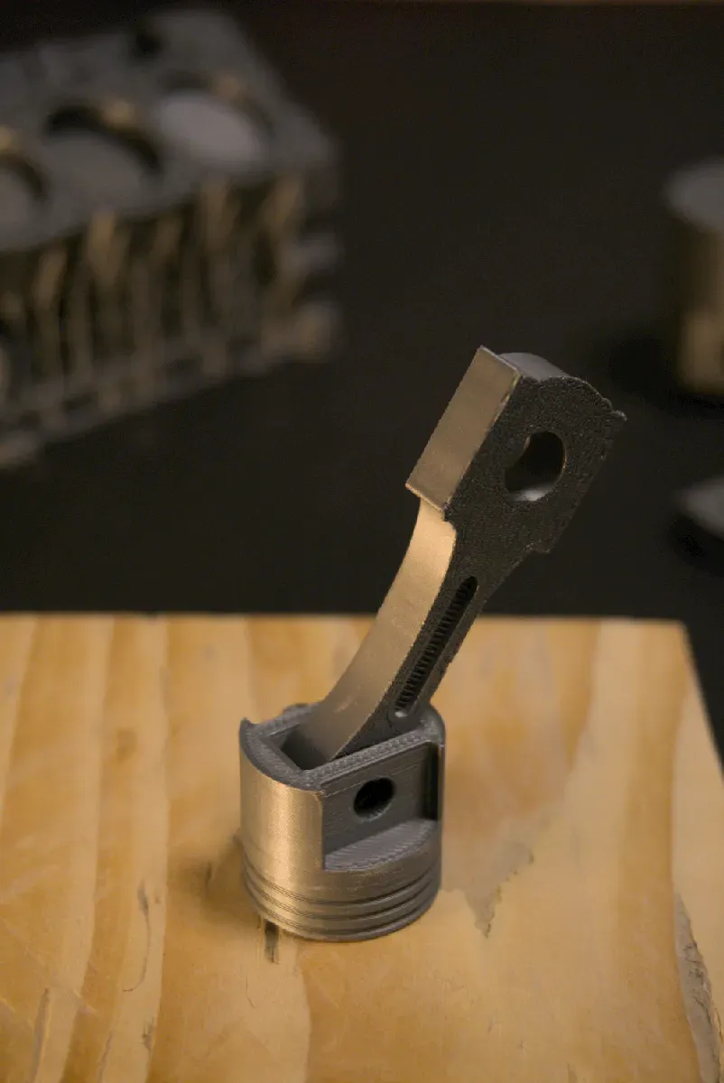 Piston and connecting rod by PF Creates MakerWorld: Download Free 3D Models