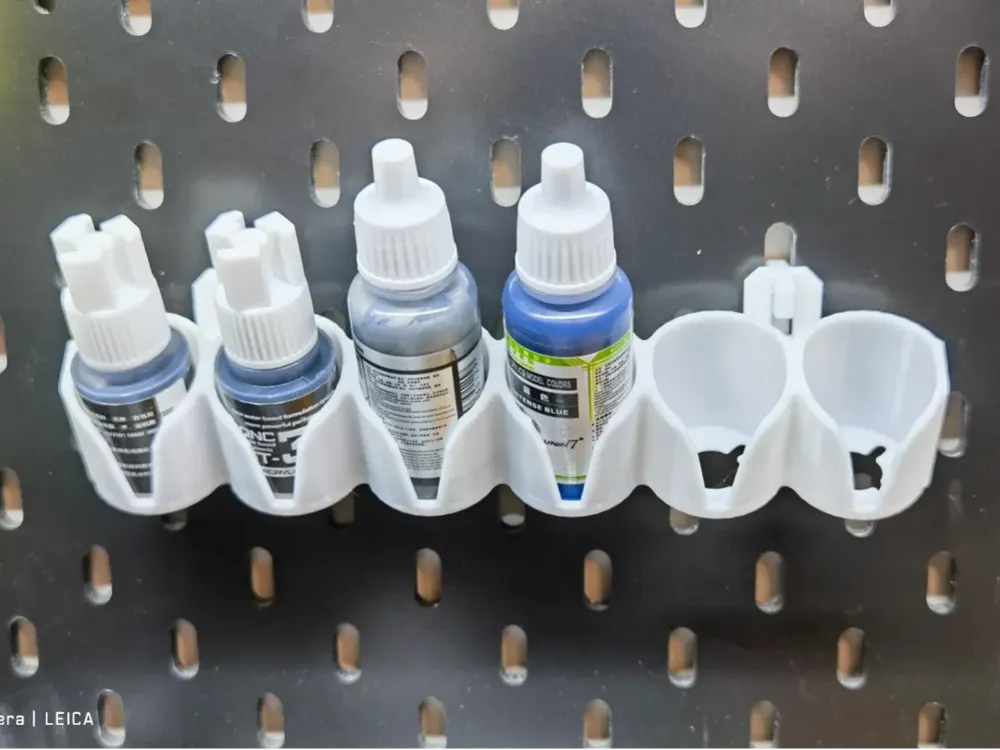 26mm paint rack compatible with IKEA pegboards by 小楼同学 - MakerWorld