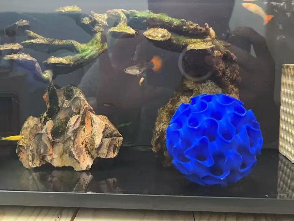 Hollow Sphere Fish Tank Fish and Shrimp Hiding Place by Mr li ...