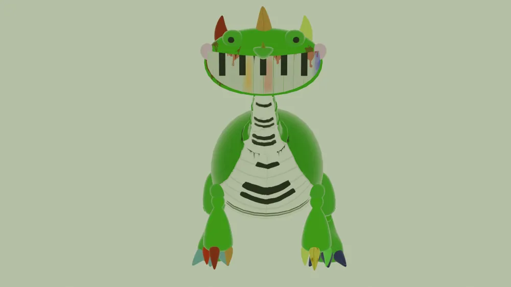 pianosaurus poppy playtime by user_1981784023 MakerWorld: Download Free ...