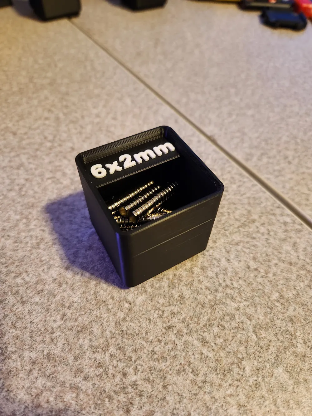 Gridfinity 1x1x1 Magnet Gluing Trio by carlbelcher - MakerWorld