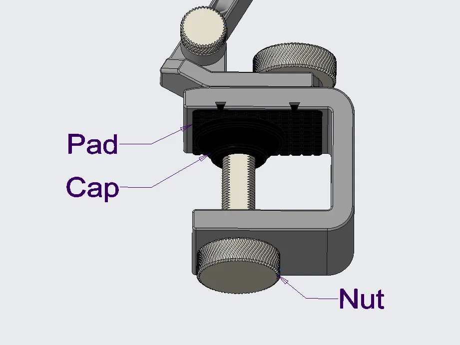 Mechanical Arm Holder Stand for Tablet/Phone by Franken 3D MakerWorld ...