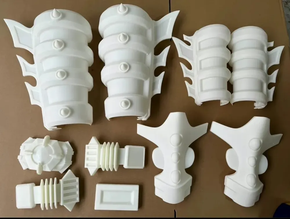 Flame Dragon Armor 60-Head Knee Armor by 铠甲勇士 - MakerWorld