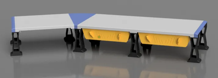 Multi-Monitor Lifter (+drawer + Rotating plate) - Free 3D Print Model ...