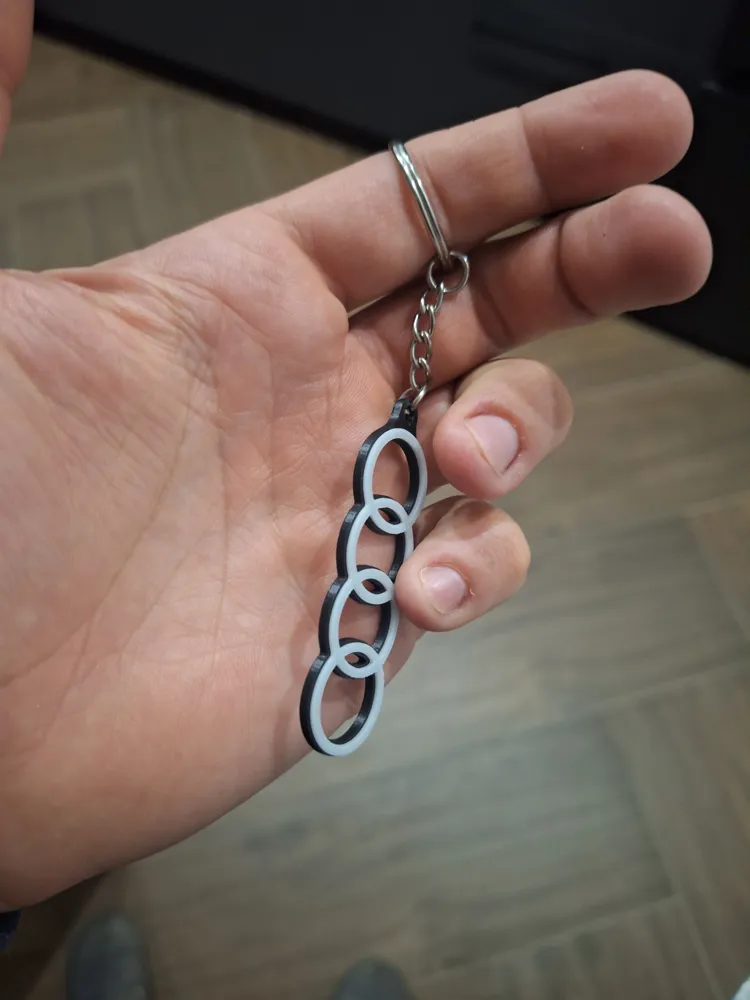Audi Keychain by Phill MakerWorld: Download Free 3D Models
