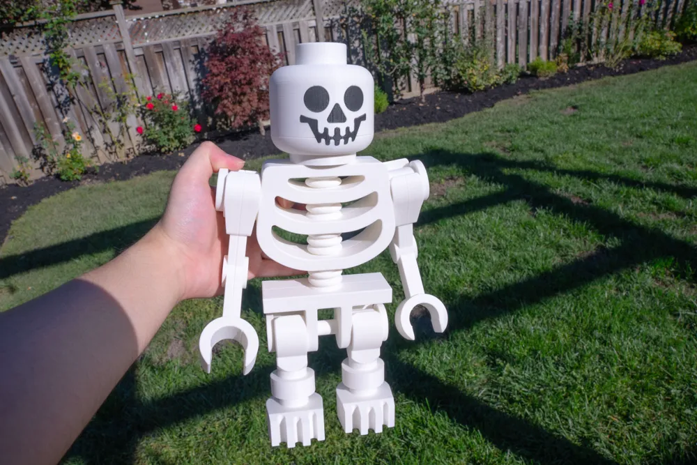 Skeleton Giant Minifigure (16") Standalone Design by Next Lv 3D ...