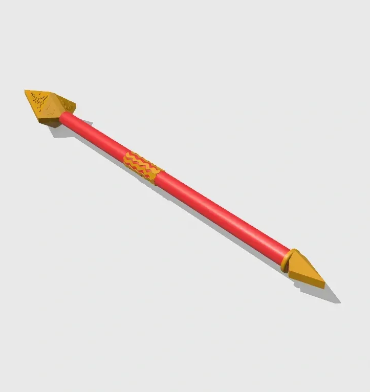 Nezha's Fire-tipped Spear by user_348510641 - MakerWorld