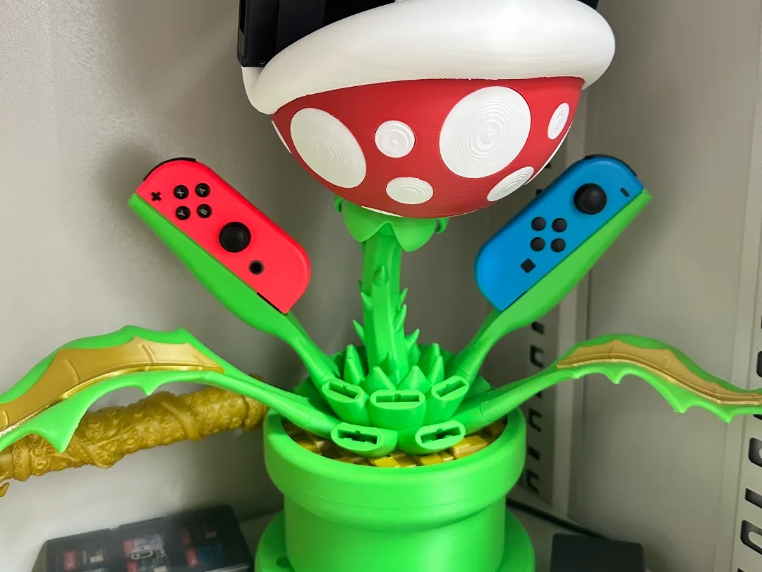 Switch Mario Piranha Plant Dock Grip Track Upgrade by KarlLightman ...