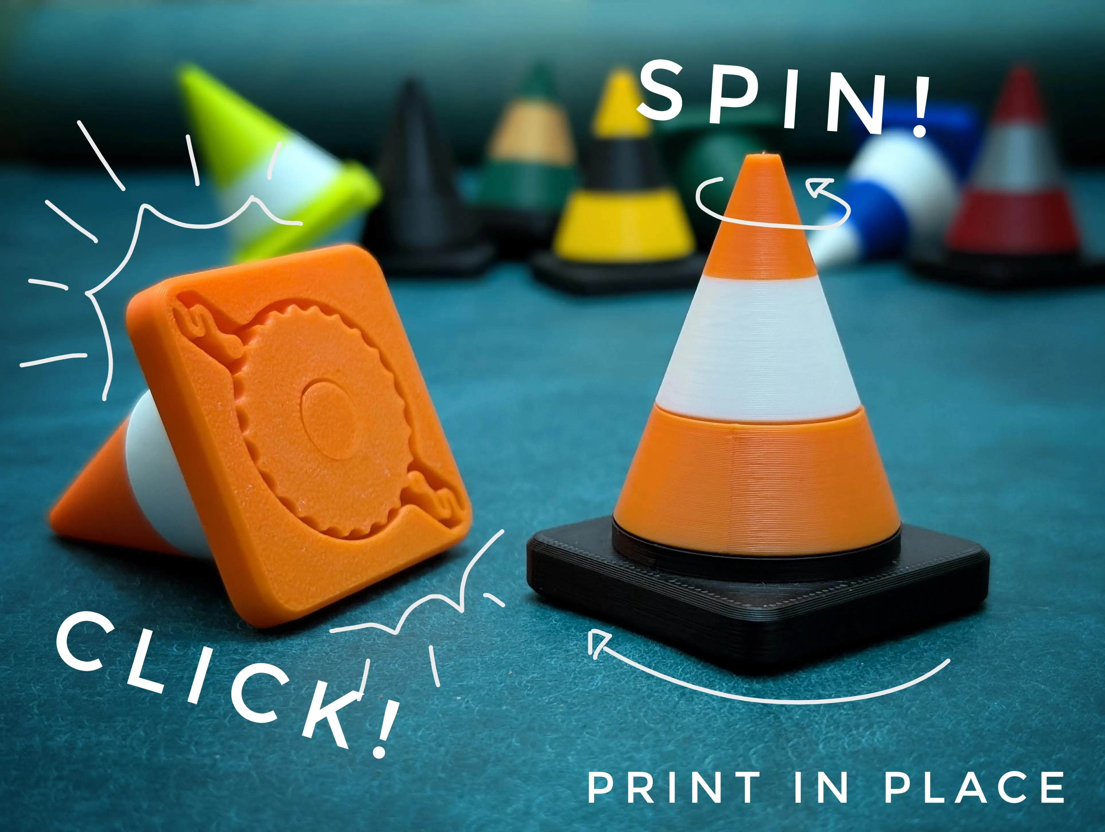 Traffic Cone Clock Components Kit 011 by hugo.workshop MakerWorld ...
