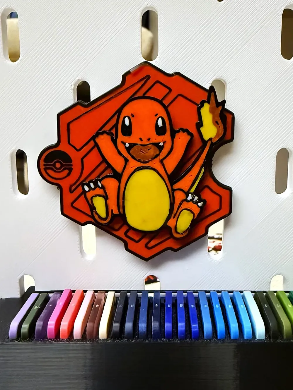 Pokemon Fridge Magnet 151 - Charmander by Bleak - MakerWorld