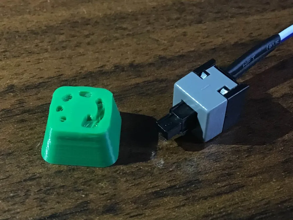 pc power/reset switch button | friction fit by NickelLight - MakerWorld