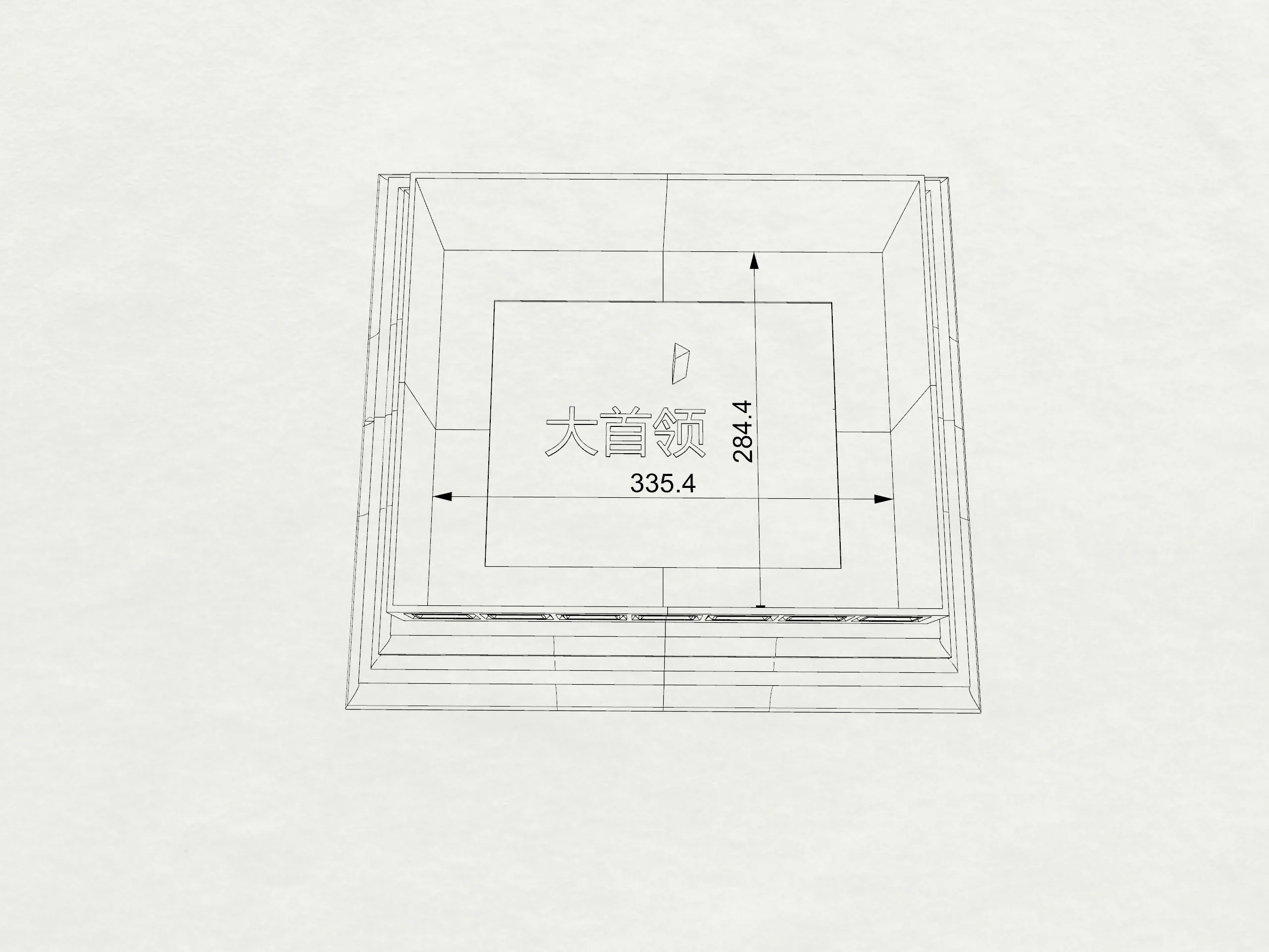 Pop Mart Labubu Archangel Supreme Commander Roman Column Display Case ...