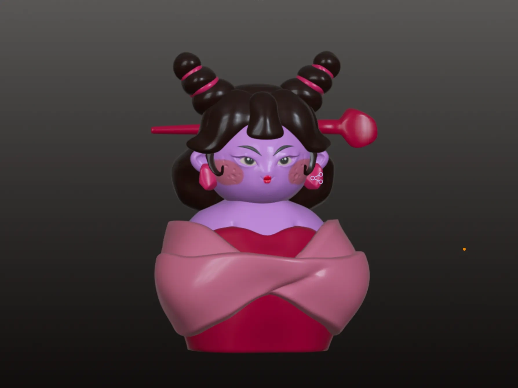 Nezha 2 Shiji Niangniang Q-version Figurine by Toy Hunter - MakerWorld