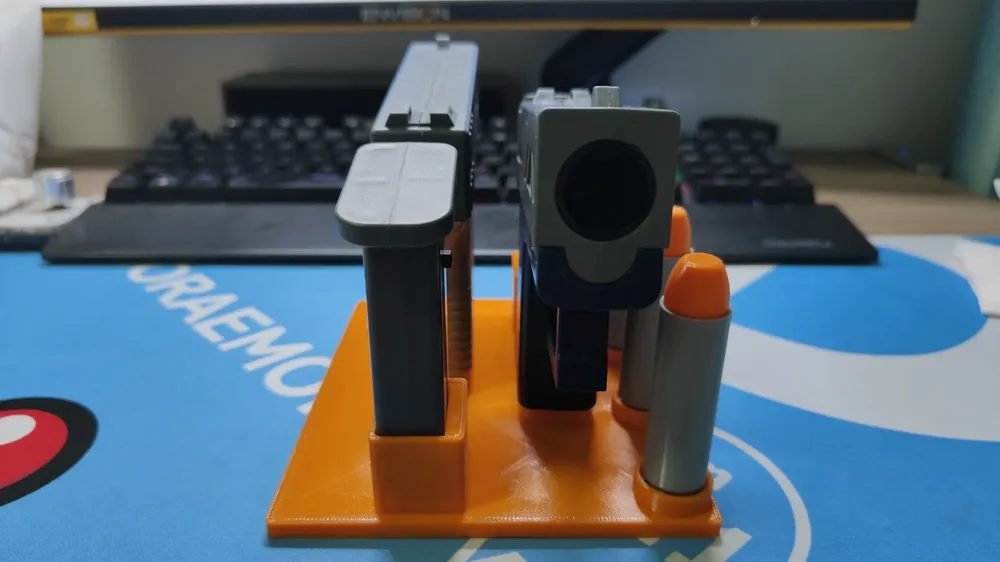 GTV Disc Launcher Gun Rack/Display Stand + Bullet Storage Disc by user ...