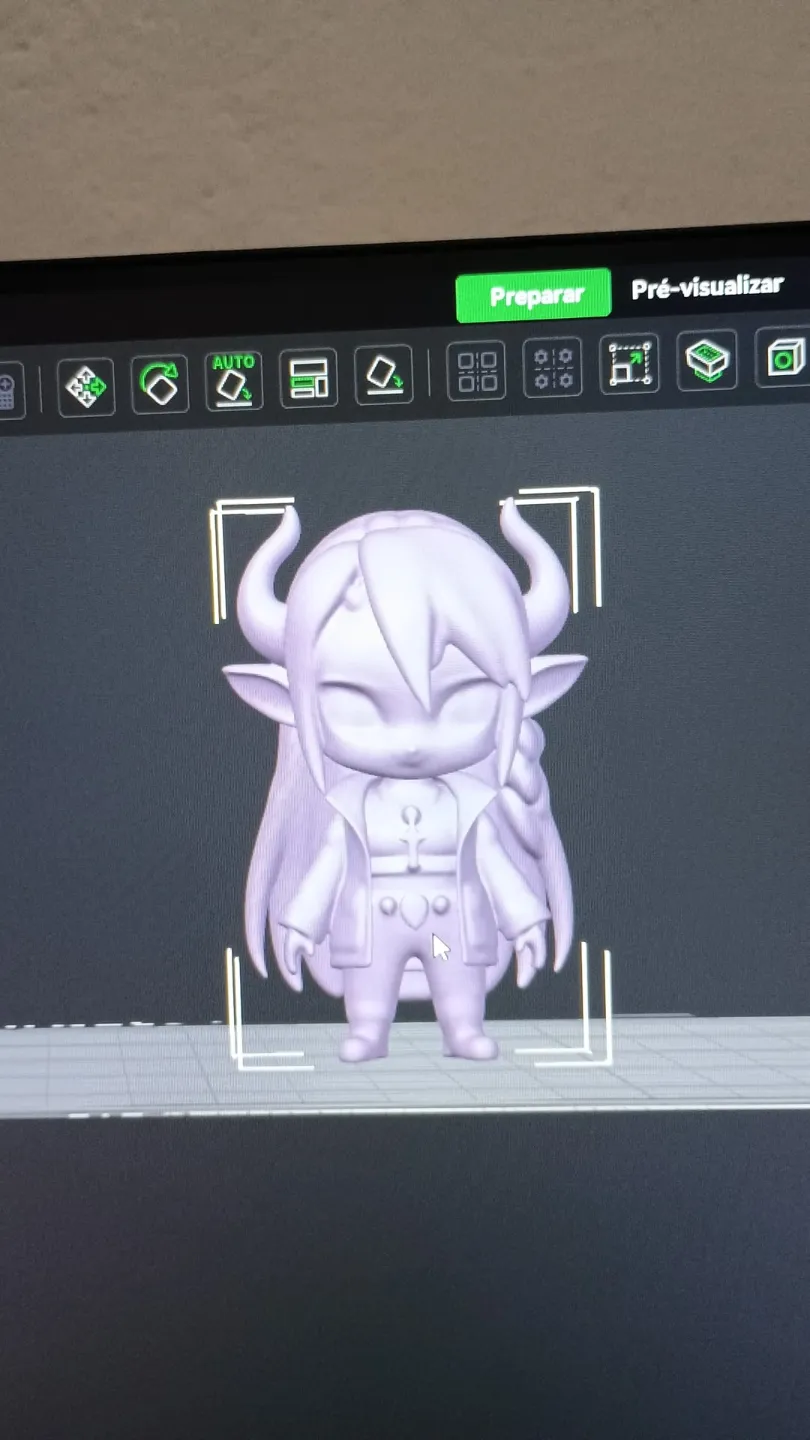 tiefling girl chibi Remixed by tony o fela - MakerWorld