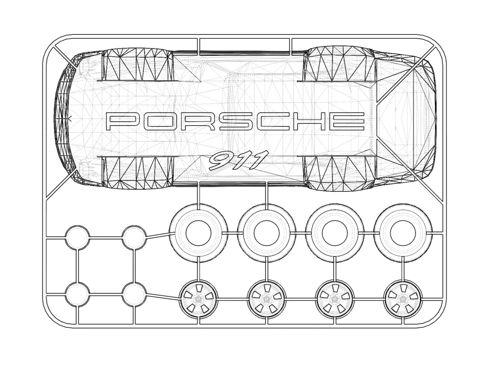 Porsche 911 Kit Card by NaceBelehar MakerWorld: Download Free 3D Models