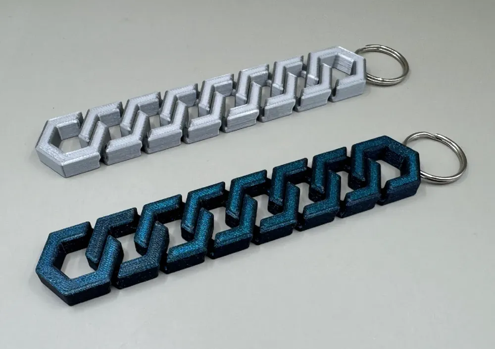 Hexagonal Articulated Flexi Keychain by Buda MakerWorld: Download Free ...