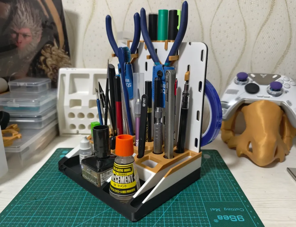Model Making Tool Storage Rack by yeziyezz - MakerWorld