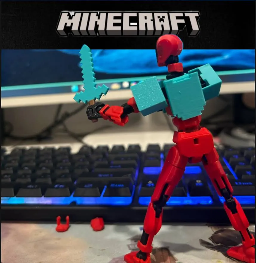 Dummy 13 Minecraft Sword - Free 3D Print Model - MakerWorld