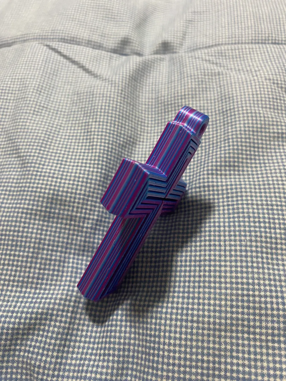 Fidget Cross key chain charm by BlackSheepStudio MakerWorld: Download ...