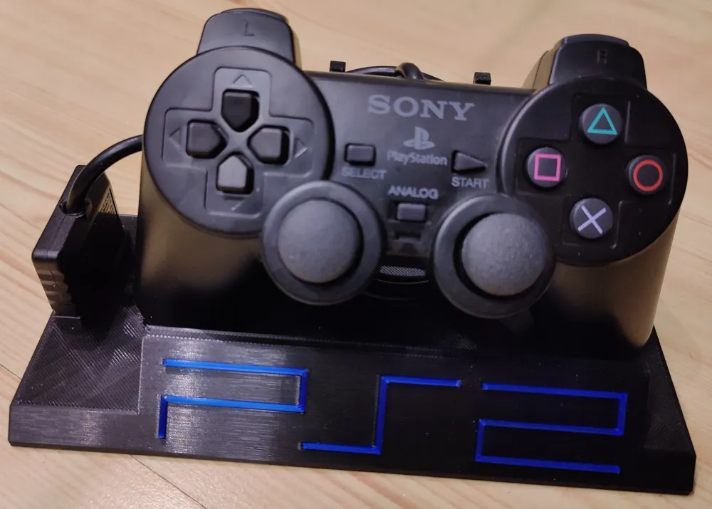 PS2 Controller Stand With Playstation 2 Logo Remixed by Duke Silver ...