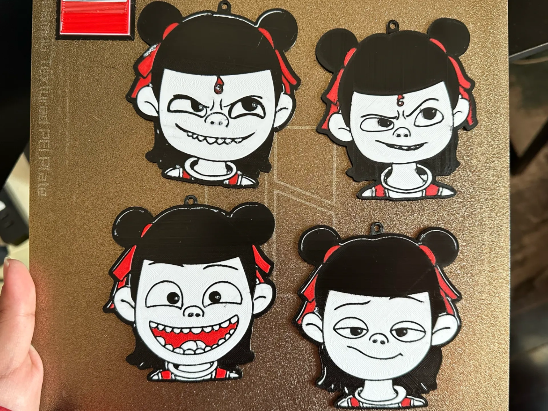 Nezha (Keychain - Backpack Clip) by victor - MakerWorld