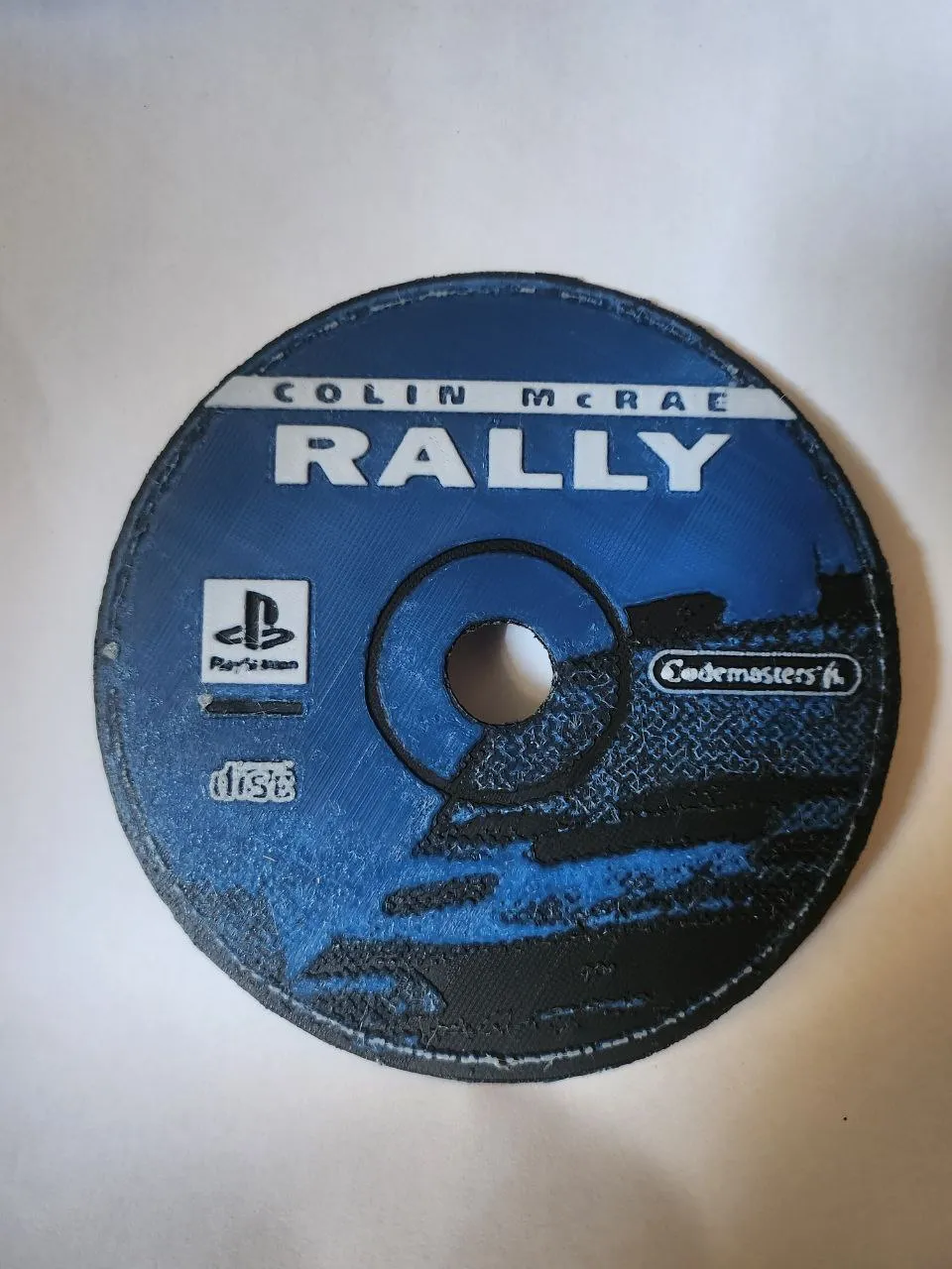 Colin McRae Rally - PS1 Disk - HueForge by keko - MakerWorld