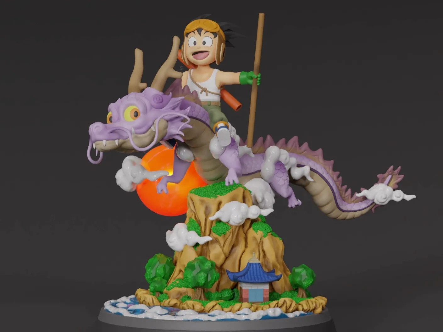 Dragon Ball Goku Dragon Knight (Goku) by user_2081961689 - MakerWorld