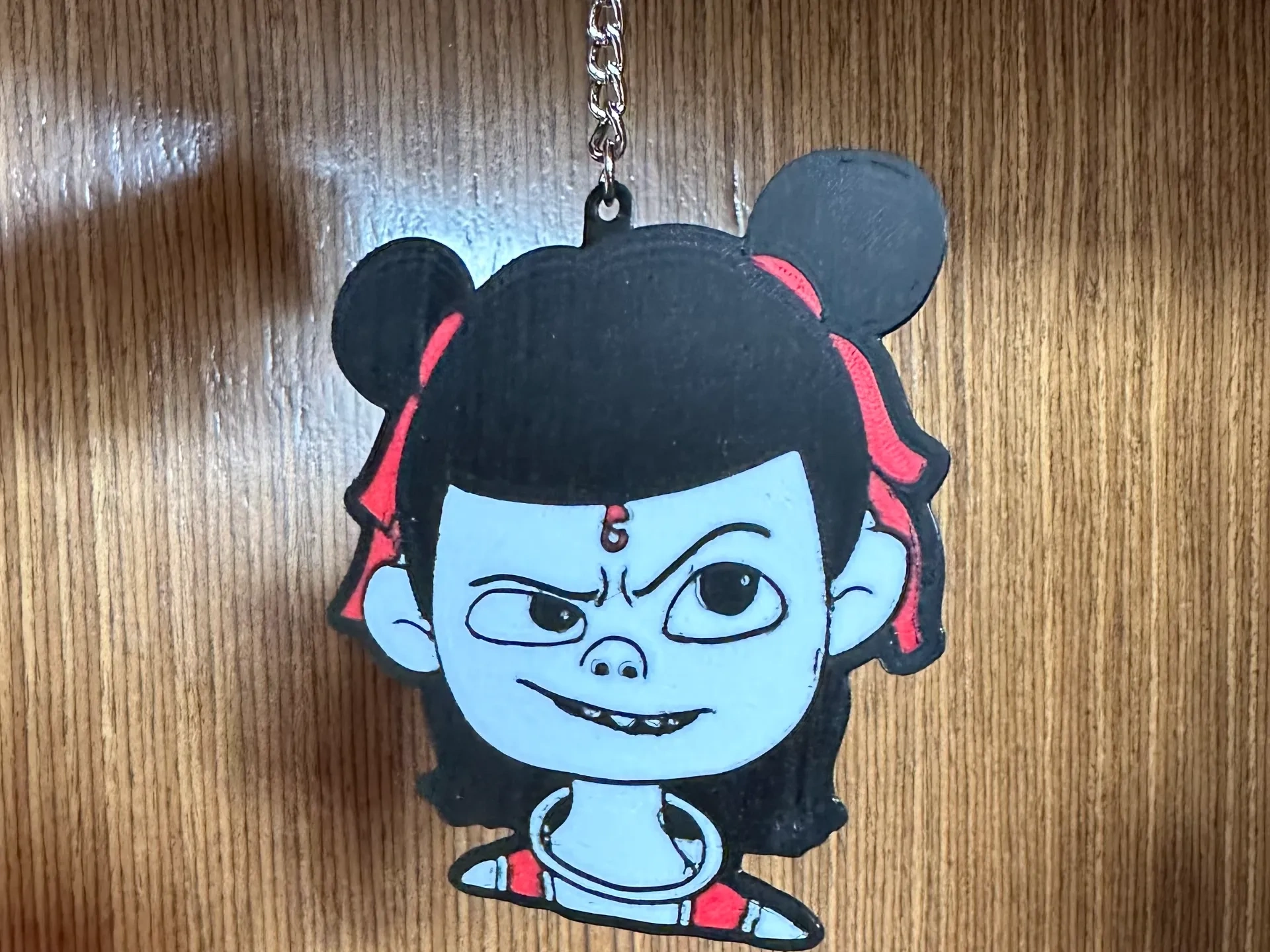 Nezha - Keychain (Multicolor printing without AMS) by victor MakerWorld ...