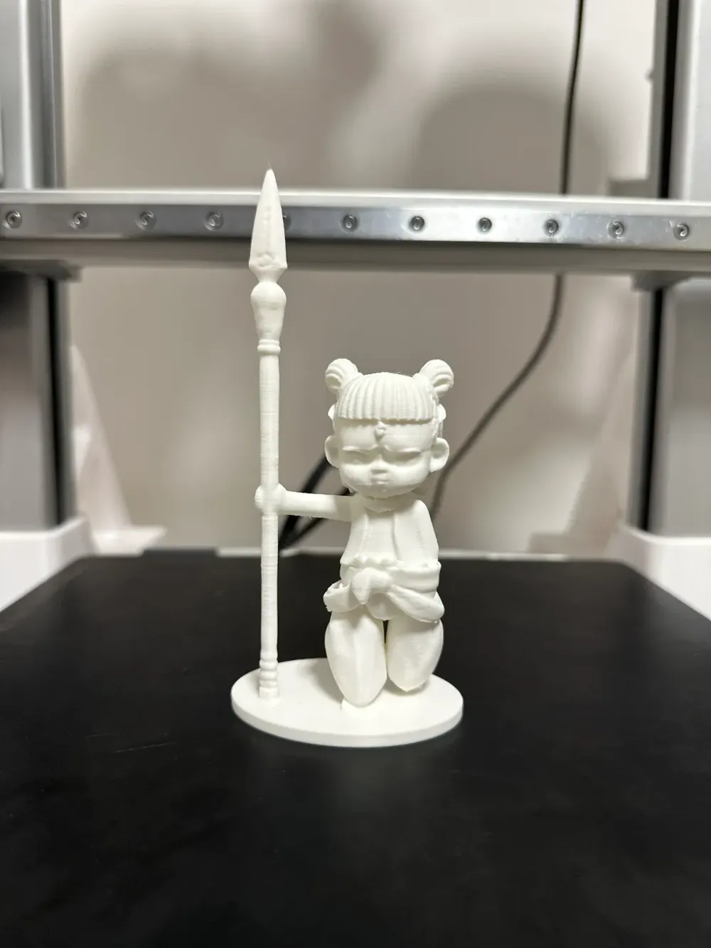 Little Nezha + Fire-tipped Spear (Small but Mighty) by sea2025 - MakerWorld