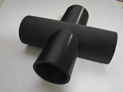 Bathroom drain four-way connector by user_1626238105 - MakerWorld