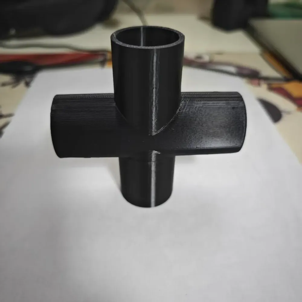 Bathroom drain four-way connector by user_1626238105 - MakerWorld