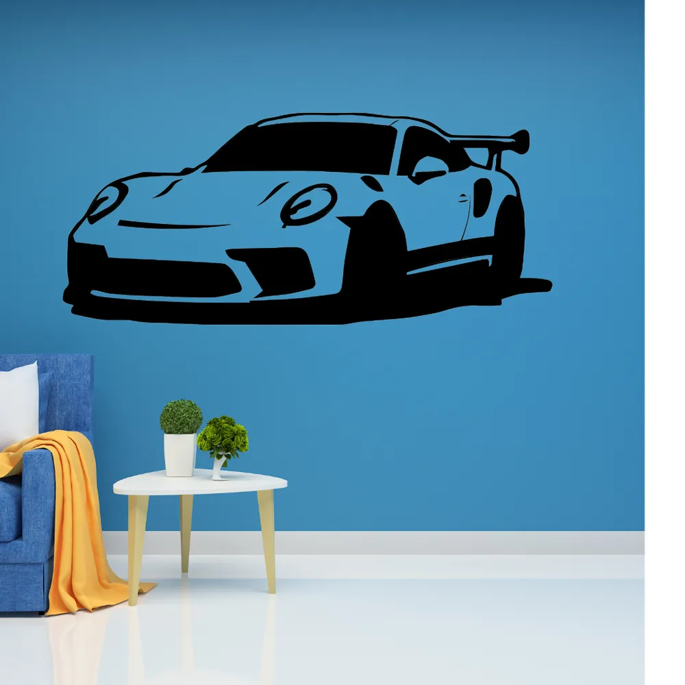 Porsche GT Classic Outline Wall Art by cadkings - MakerWorld