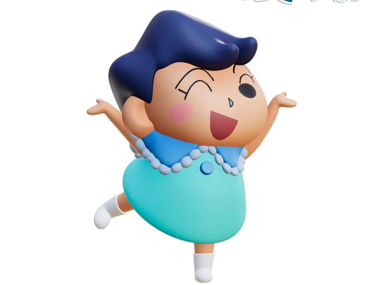 Kasukabe Snow White, Crayon Shin-chan theme - Kamakaze by 微创模玩 - MakerWorld