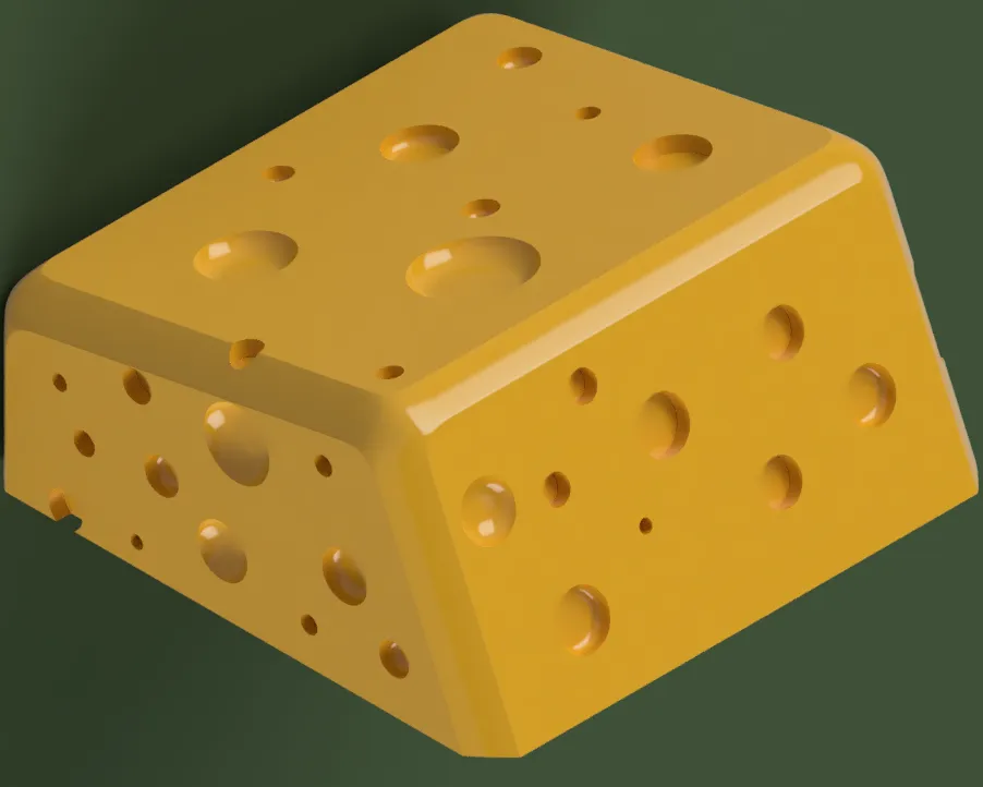 Cheese Keycap by MonsterMicah - MakerWorld