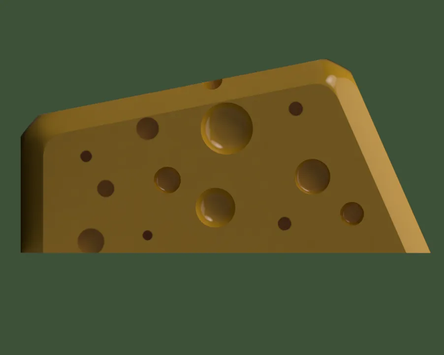 Cheese Keycap by MonsterMicah - MakerWorld