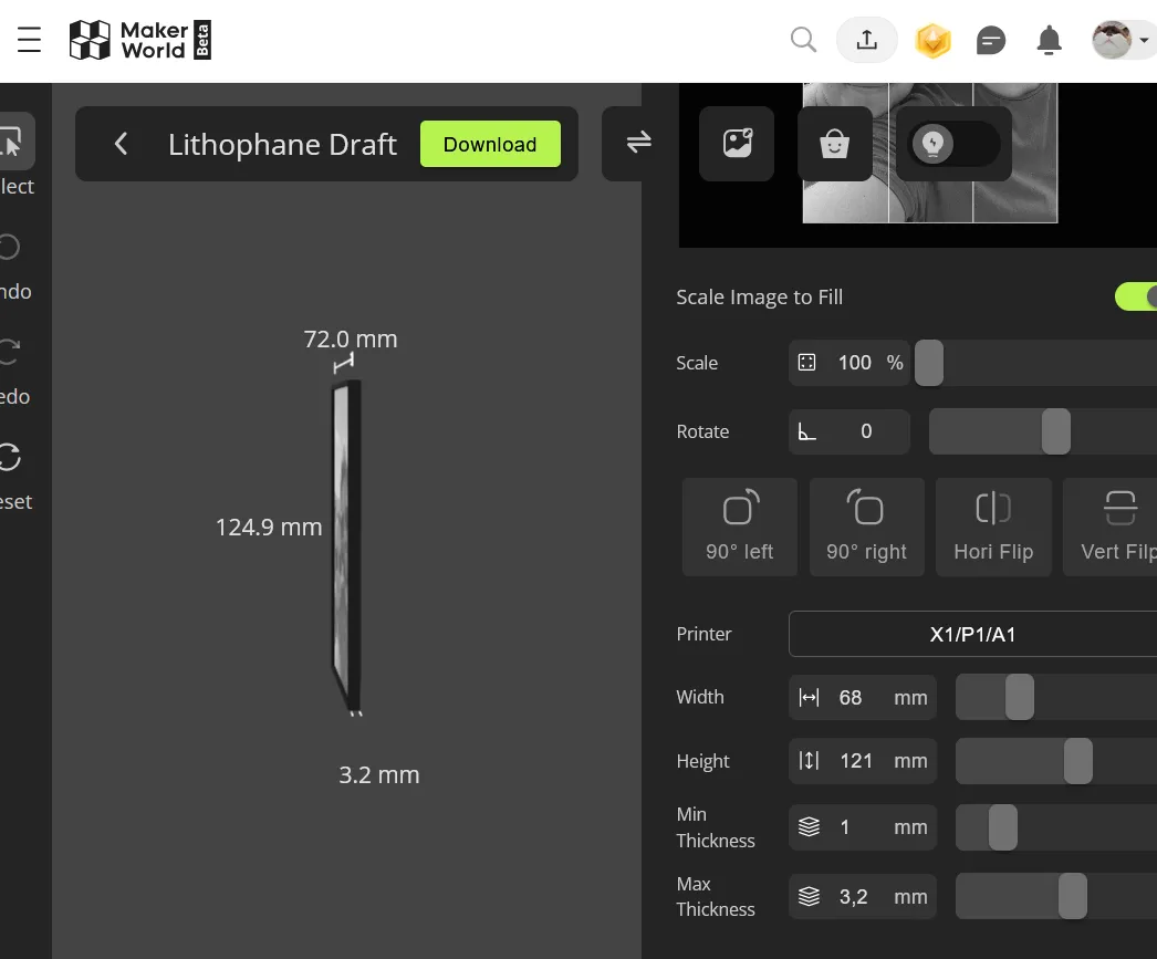 Lithophane Frame - LED KIT 001 - Free 3D Print Model - MakerWorld