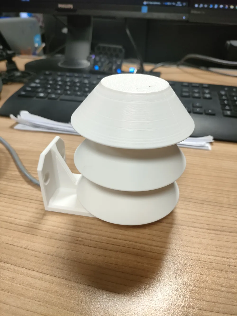 Temperature sensor cover- Stevenson Screen by DGA3DP - MakerWorld