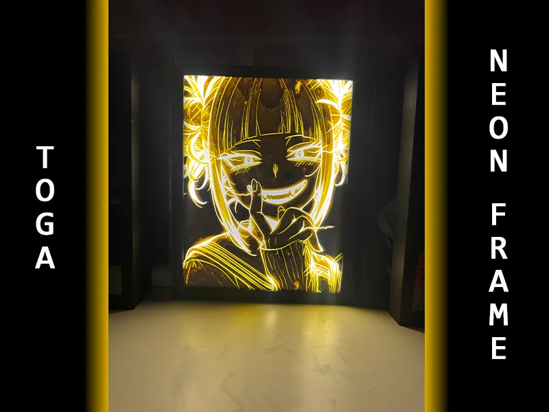 2B / NieR: Automata Neon Frame by 3DPrintica MakerWorld: Download Free ...