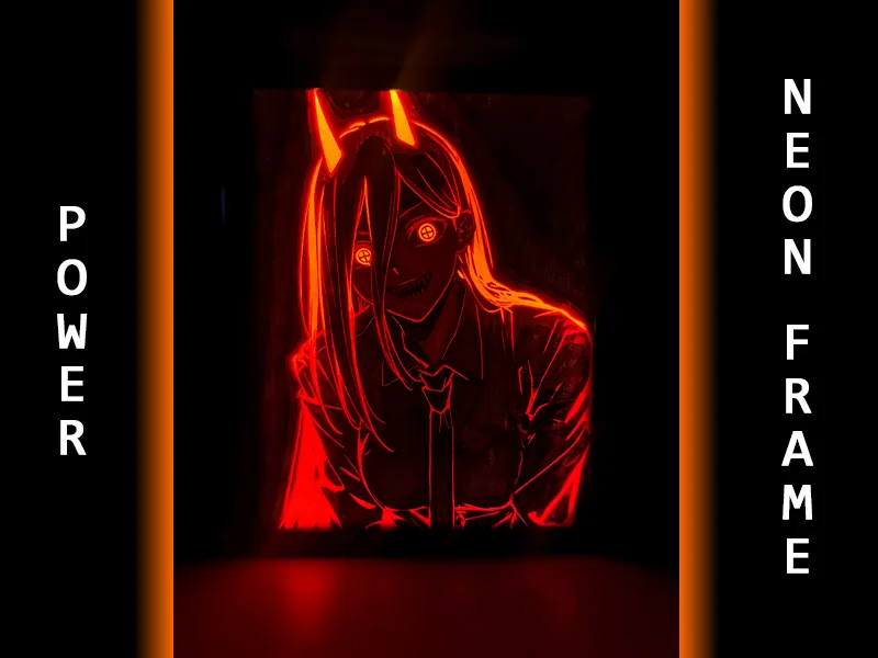 2B / NieR: Automata Neon Frame by 3DPrintica MakerWorld: Download Free ...