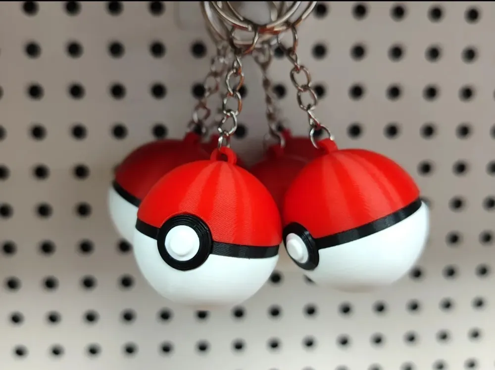 20 Poké Ball keychains by MartiLab 3DMakerWorld: Download Free 3D Models