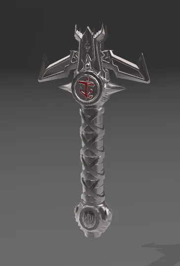 Doom Crucible Saber Hilt by ReProps2003 - MakerWorld